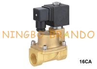 China Brass Steam Piston Operated Solenoid Valve 1'' 1 1/4'' 1 1/2'' 2'' 24V 220V for sale