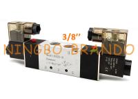China 4V320-10 3/8 Inch Double Solenoid 5/2 Way Pilot Pneumatic Valve for sale
