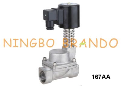 China High Temp Steam Stainless Steel Solenoid Valve 3/8'' 1/2'' 3/4'' 24VDC 220VAC for sale