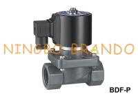 China UPVC CPVC Solenoid Valve Anti Corrosive 1/2'' 3/4'' 1'' 1 1/4'' 1 1/2'' 2'' for sale
