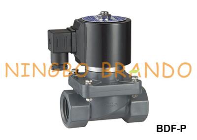 China UPVC CPVC Solenoid Valve Anti Corrosive 1/2'' 3/4'' 1'' 1 1/4'' 1 1/2'' 2'' for sale