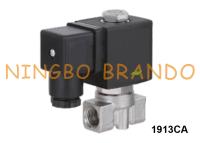 China 1/8'' 1/4'' 3/8'' 2 Way NC Stainless Steel Electric Solenoid Valve 24V 220V for sale