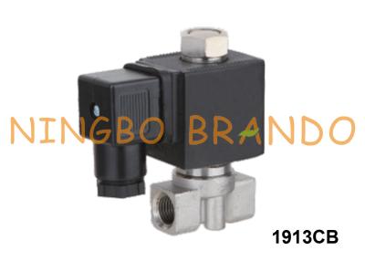 China 24V 220V 2 Way Stainless Steel Solenoid Valve Normally Open 1/8'' 1/4'' 3/8'' for sale