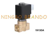 China 1/8'' 1/4'' 3/8'' Brass Electric Solenoid Valve 2 Way Normally Closed 24V 220V for sale