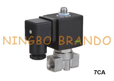 China 1/8'' 1/4'' Stainless Steel Solenoid Valve 3 Way Normally Closed 24V 220V for sale