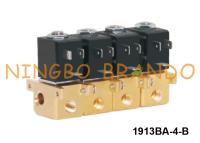 China 1/8'' 1/4'' 4 Group 2 Way NC Brass Solenoid Valve Combination 24V 220V for sale