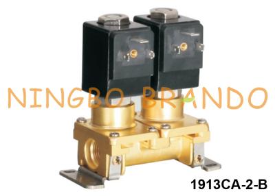China 1/8'' 1/4'' Multi Port 2 Group Brass Solenoid Valve Combination 24V 220V for sale