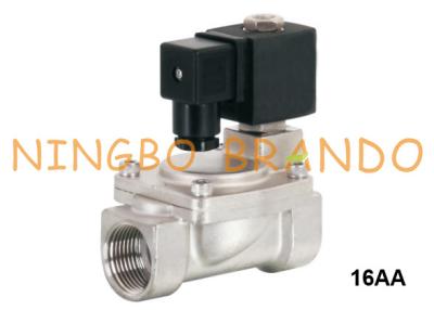 China PTFE Diaphragm Stainless Steel Solenoid Valve 3/8'' 1/2'' 3/4'' 1'' 24V 220V for sale