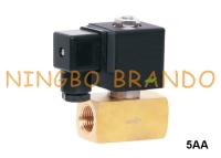 China 1/4'' 3/8'' 1/2'' Compact Brass Solenoid Valve 2 Way Normally Closed 24V 220V for sale