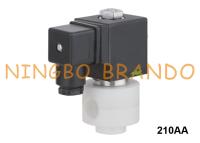 China 3/8'' Food Grade Safe Beer Machine Plastic Solenoid Valve 24V 220V for sale
