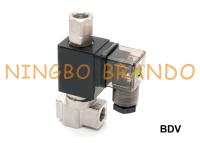 China 1/8'' 1/4'' 3 Way Stainless Steel Solenoid Valve Normally Closed 24VDC 220VAC for sale