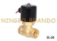 China 2L-20 3/4'' Brass Solenoid Valve For Steam And Hot Water 12V 24V 110V 220V for sale