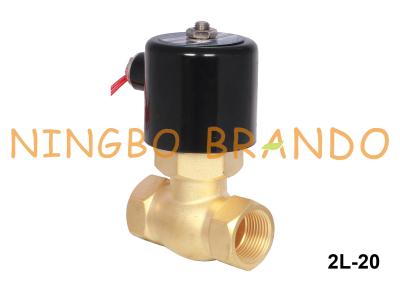 China 2L-20 3/4'' Brass Solenoid Valve For Steam And Hot Water 12V 24V 110V 220V for sale