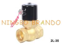 China 2L-35 1 1/4'' Brass Steam Hot Water Solenoid Valve 12V 24V 110V 220V for sale