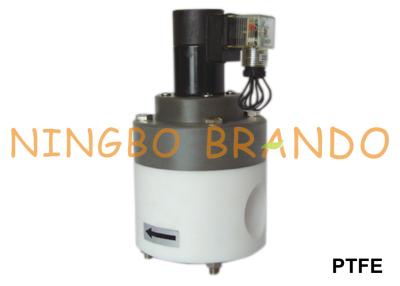 China 1 1/4'' 1 1/2'' 2'' 2 1/2'' Anti Corrosion Solenoid Valve PTFE 24V 220V for sale