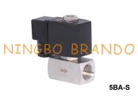 China Normally Open Stainless Steel Solenoid Valve 1/4 3/8 1/2 Inch 24VDC 220VAC for sale
