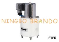 China Acid Alkali Resistance Solenoid Valve PTFE 1 1/4'' 1 1/2'' 2'' 2 1/2'' for sale