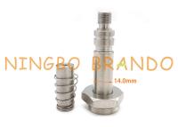 China Stainless Steel 14mm OD 3 Way Flow Control Solenoid Valve Armature for sale