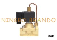 China 3/8'' 1/2'' 3/4'' Normally Open Brass Solenoid Valve High Pressure 50 Bar for sale