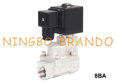 China High Pressure Air Water Stainless Steel Solenoid Valve 3/8'' 1/2'' 3/4'' 1'' for sale
