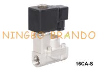 China Stainless Steel Hot Water Steam Solenoid Valve 3/8 1/2 3/4 1 Inch 24V 220V for sale