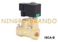 China 3/8'' 1/2'' 3/4'' 1'' Hot Water And Steam Brass Solenoid Valve 24V 220V for sale