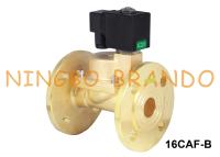 China 1'' 1 1/4'' 1 1/2'' 2'' Flanged Brass Solenoid Valve Steam 24 Volt 220 Volt for sale