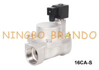 China 1 1/4'' 1 1/2'' 2'' Hot Water Steam Stainless Steel Solenoid Valve 24V 220V for sale