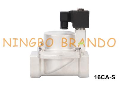 China Stainless Steel Hot Water Steam Solenoid Valve 1 1/4 1 1/2 2 Inch 24V 220V for sale