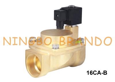 China 1 1/4'' 1 1/2'' 2'' Hot Water And Steam Brass Solenoid Valve 24V 220V for sale