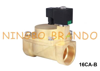 China 1-1/4'' 1-1/2'' 2'' Electric Steam Brass Solenoid Valve 24VDC 220VAC for sale