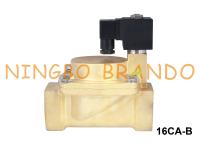 China Hot Water Steam Brass Solenoid Valve 1 1/4 1 1/2 2 Inch 24V 220V for sale