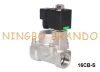 China Normally Open Electric Steam Solenoid Valve 3/8'' 1/2'' 3/4'' 1'' 24VDC 220VAC for sale