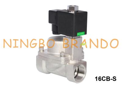 China Normally Open Electric Steam Solenoid Valve 3/8'' 1/2'' 3/4'' 1'' 24VDC 220VAC for sale