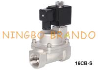 China Normally Open Hot Water Steam Solenoid Valve 3/8'' 1/2'' 3/4'' 1'' 24V 220V for sale
