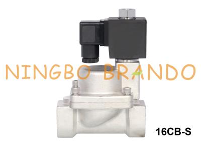 China Normally Open SS304 Steam Solenoid Valve 3/8'' 1/2'' 3/4'' 1'' 24V DC 220V AC for sale