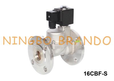 China 1'' 1 1/4'' Flanged Stainless Steel Steam Solenoid Valve Normally Open for sale