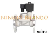 China 1 1/2'' 2'' Flanged Normally Open Steam Solenoid Valve Stainless Steel for sale