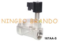 China 1 1/2'' Hot Water Electric Solenoid Valve Stainless Steel 24V 220V for sale