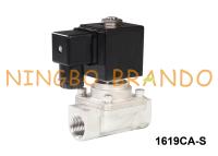 China 3/8'' Steam And Hot Water Solenoid Valve Stainless Steel 24V 220V for sale