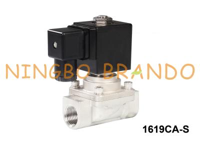 China 3/8'' Steam And Hot Water Solenoid Valve Stainless Steel 24V 220V for sale