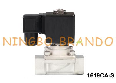 China 3/8'' 1/2'' Hot Water And Steam SS304 Solenoid Valve 24V 220V for sale