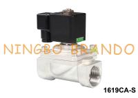 China 1'' Hot Water And Steam Solenoid Valve Stainless Steel 24V 220V for sale