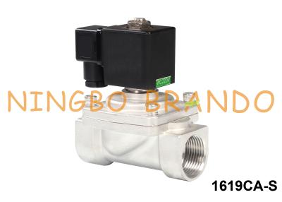 China 1'' Hot Water And Steam Solenoid Valve Stainless Steel 24V 220V for sale