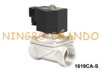 China 1 1/4'' High Temperature Hot Water Solenoid Valve 24V DC 220V AC for sale
