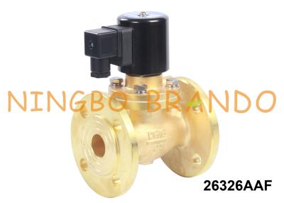 China 1'' Flanged Steam And Hot Water Brass Solenoid Valve 24V 220V for sale