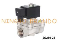 China 1'' Electric Water Solenoid Valve Stainless Steel 24V 220V for sale
