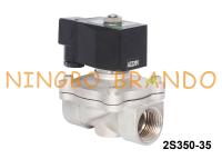 China 1 1/4'' 2 Way NC Water Solenoid Valve Stainless Steel 24 Volt 220 Volt for sale