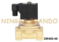China 1.5'' Water Brass Solenoid Valve 2 Way Normally Closed 24V 220V for sale