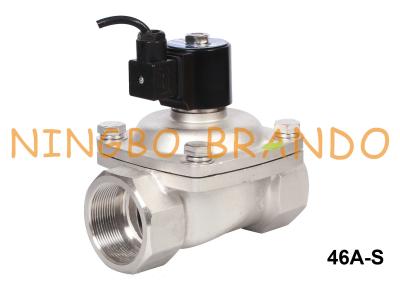 China 2'' Fountain Stainless Steel Solenoid Valve IP68 Waterproof 24V 220V for sale